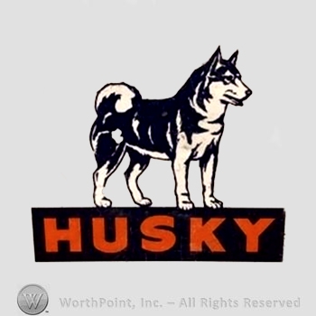 Mark with The word "HUSKY" inside a rectangle and | #789464