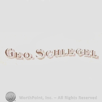 Mark with The stylized text "GEO. SCHLEGEL". | #789547