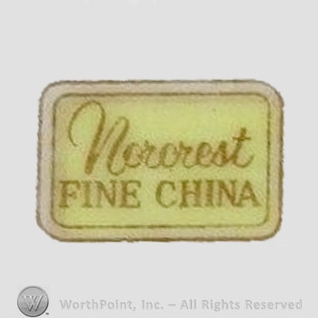 Mark with The text "norcrest FINE CHINA" inside | #789561
