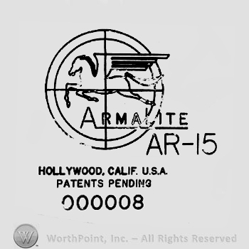 Mark with The text "ARMALITE AR-15 HOLLYWOOD, | #789583
