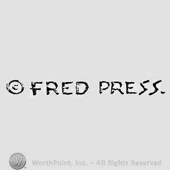 Mark with The text "FRED PRESS" and the copyright | #789648