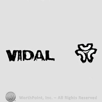 Mark with The word "VIDAL" and a symbol. | #789738