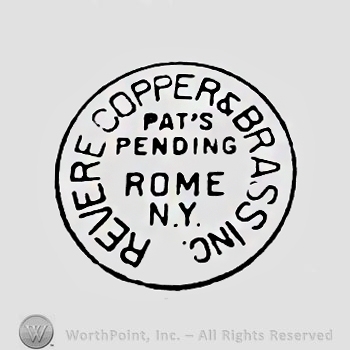 Mark with The text "REVERE COPPER & BRASS INC. | #789847