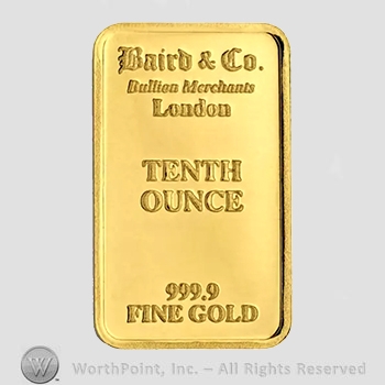 Mark with The text "Baird & Co. Bullion Merchants | #789881