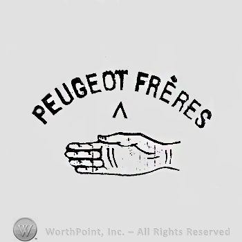 Mark with The words "Peugeot Frères", an open | #789900