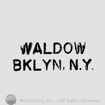 Mark with The words "WALDOW BKLYN. N.Y.". | #789920