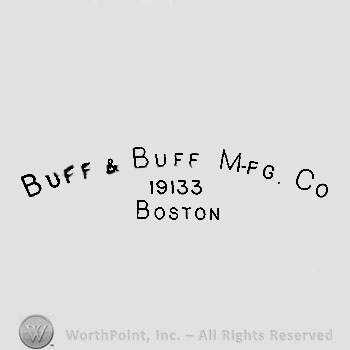 Mark with The words "BUFF & BUFF MFG. CO 19133 | #789960