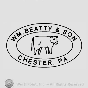 Mark with The words "Wm. BEATTY & SON CHESTER, | #789992