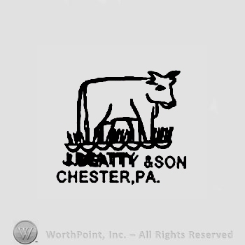 Mark with The words "J. BEATTY & SON CHESTER, | #790001