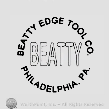 Mark with The words "BEATTY EDGE TOOL Co. | #790004