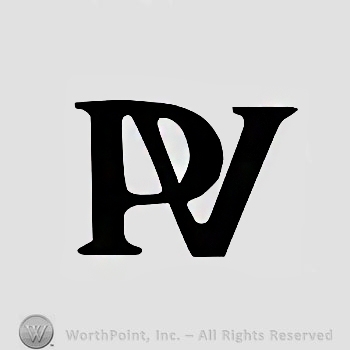 Mark with A monogram made of "P, V" letters. | #790049