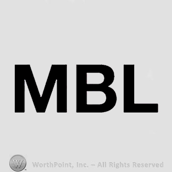 Mark with The letters "MBL". | #790077