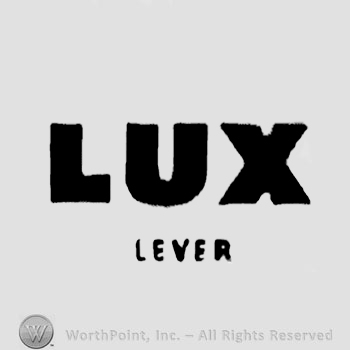 Mark with The words "LUX LEVER". | #790102