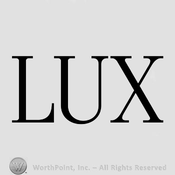 Mark with The word "LUX". | #790105