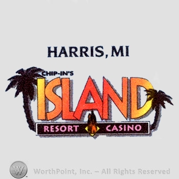 Mark with The words "HARRIS, MI CHIP-IN'S ISLAND | #790199