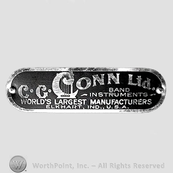 Mark with The text "C. G. Conn Ltd. BAND | #790257