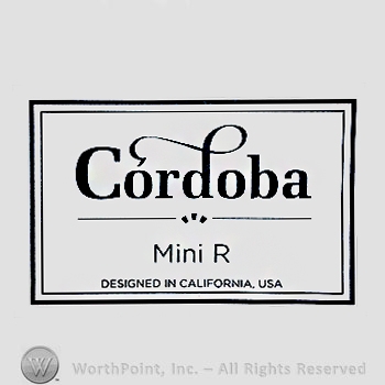 Mark with The words "Cordoba MINI R DESIGNED IN | #790319