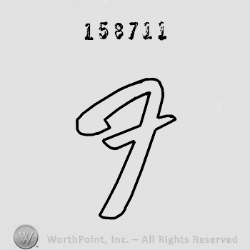 Mark with The serial number "158711" and the | #790333