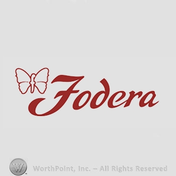 Mark with The word "Fodera" and a butterfly. | #790347