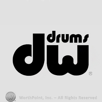 Mark with The words "dw drums". | #790447