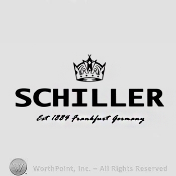Mark with The words "SCHILLER EST. 1884 Frankfurt | #790459