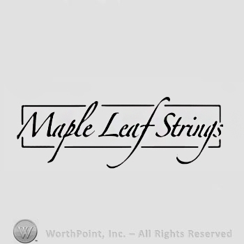 Mark with The words "Maple Leaf Strings" inside a | #790613