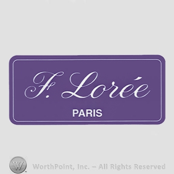 Mark with The words "F. Lorée PARIS" inside a | #790630