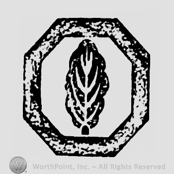 Mark with oak leaf, Akazawa family, Tokyo. | #793424