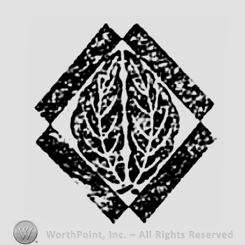 Mark with 2 oak leaves, Hanabachi family, Tokyo. | #793449