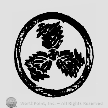 Mark with 3 oak leaves, Matsuda family, Tokyo. | #793605
