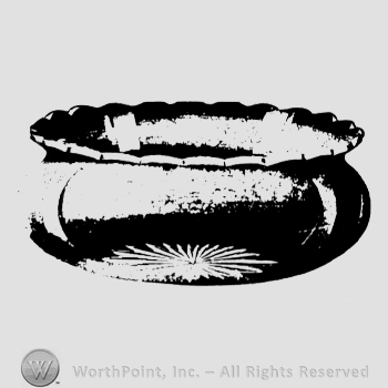 Mark with Glass Pattern: No. 325; Nappy Bowl. | #795320
