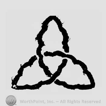 Mark with 3 oak leaves, Iwazawa family, Ishikawa. | #796913