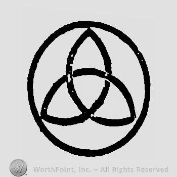 Mark with 3 oak leaves, Akawa family, Tokyo. | #796915