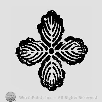 Mark with 4 oak leaves, Kitamura family, Toyama. | #796925