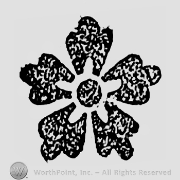 Mark with Tang flower, Tokyo, Kasugai shi | #797457