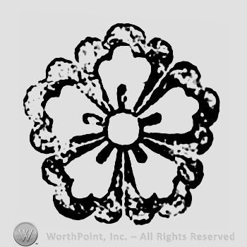 Mark with Tang flower, Tokyo, Tsu shi Kairaku | #797461