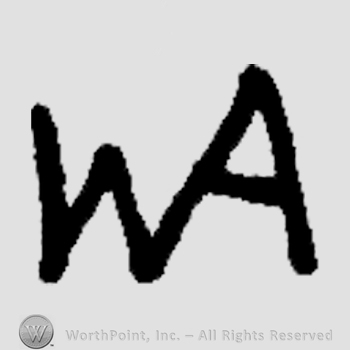 Mark with The monogram of letters "WA". | #797979