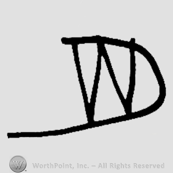 Mark with The monogram of letters WD". | #798126
