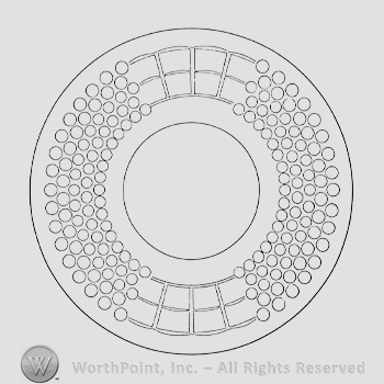 Mark with Glass Pattern: American Pioneer; plate. | #798218