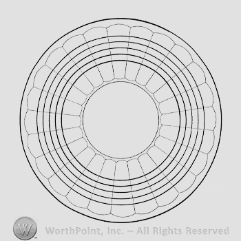 Mark with Glass Pattern: Circle; plate. | #798229