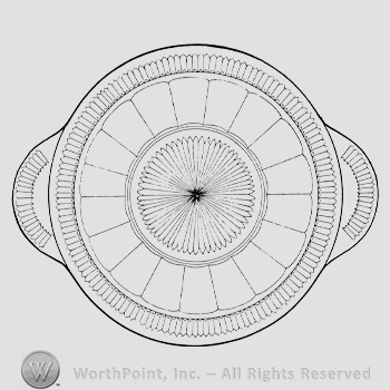 Mark with Glass Pattern: Coronation; plate. | #798235