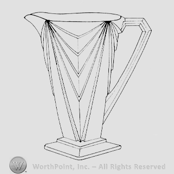 Mark with Glass Pattern: Pyramid No. 610; plate. | #798276