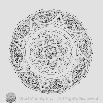 Mark with Glass Pattern: Royal Lace; plate. | #798284