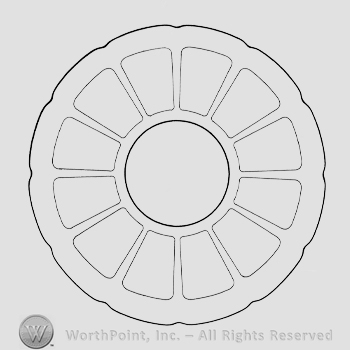 Mark with Glass Pattern: Victory; plate. | #798299