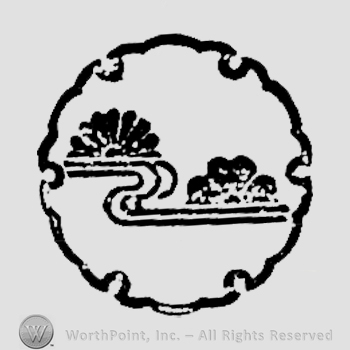 Mark with water design chrysanthemum, Tokyo, | #803101