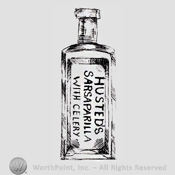 Mark with Sarsaparilla bottle: HUSTED'S | #803646