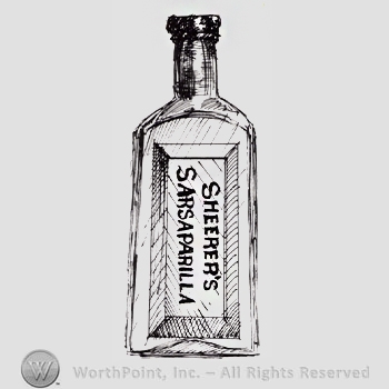 Mark with Sarsaparilla bottle: SHEERER'S | #803733