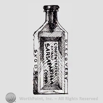 Mark with Sarsaparilla bottle: DISCOVERY | #803736