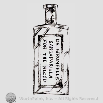 Mark with Sarsaparilla bottle: DR. STRUMPELL'S | #803740