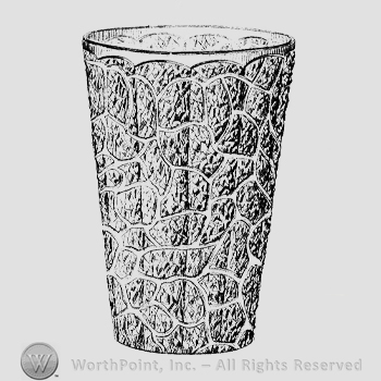 Mark with Glass pattern: No.555; soda tumbler. | #804393